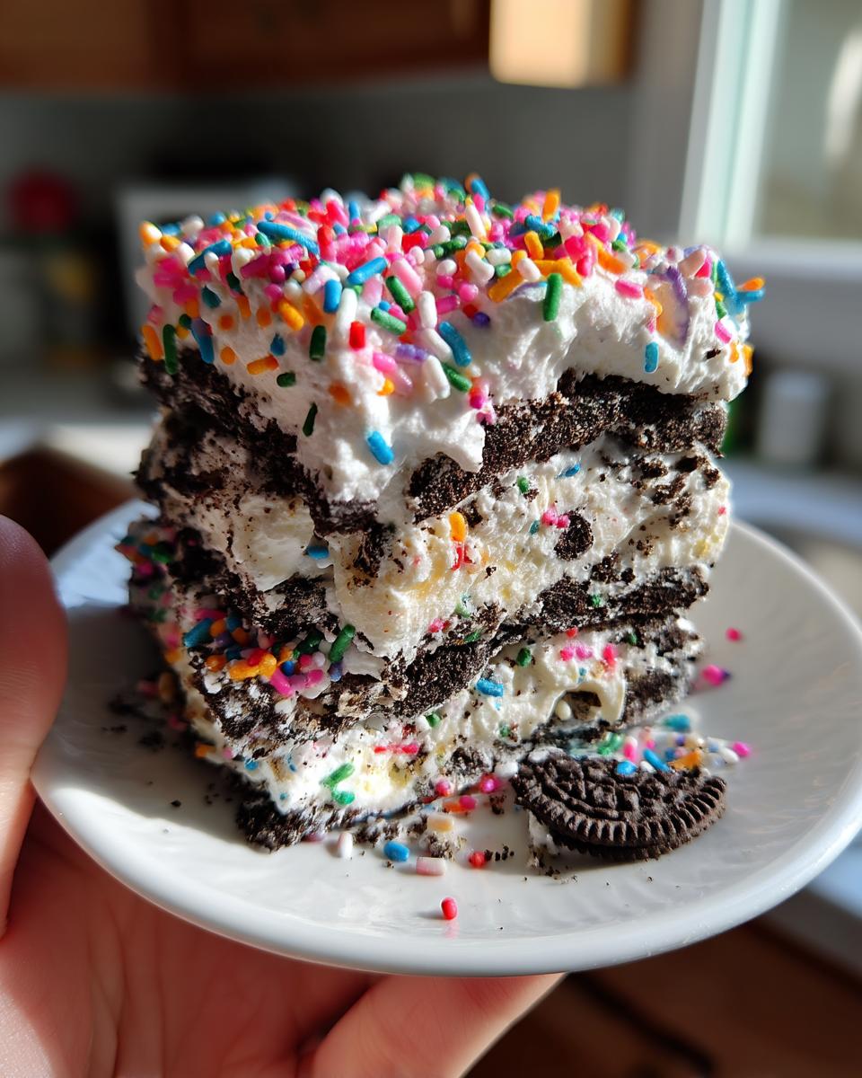 Shockingly Easy No-Bake Funfetti Oreo Icebox Cake in 4 Hours - memorecipes