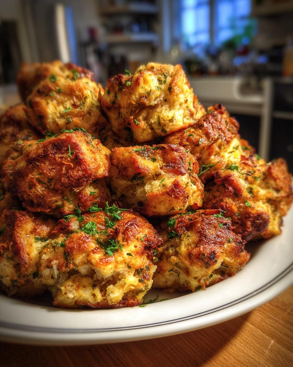 Easy Stuffing Balls: 3 Ingredients, 1 Inch - memorecipes