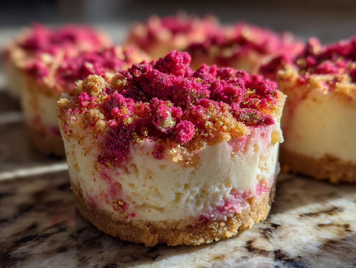 Amazing Strawberry Crunch Mini Cheesecake Bites: 150 calories - memorecipes