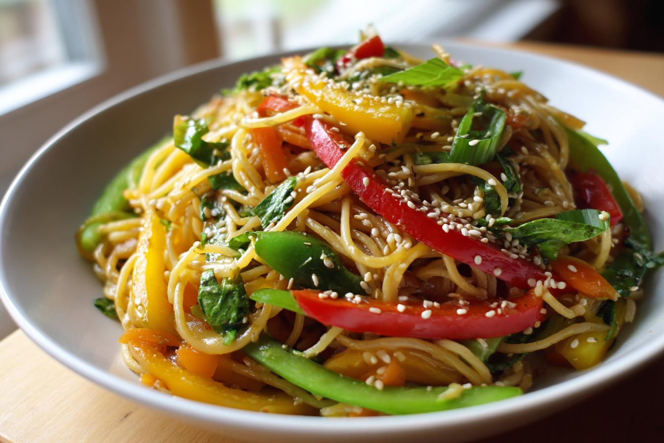 Shockingly Simple Asian Sesame Noodle Salad - memorecipes