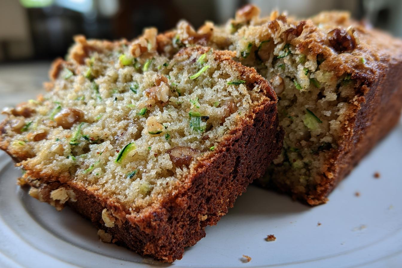 Amazing Classic Zucchini Walnut Bread in 75 Minutes - memorecipes