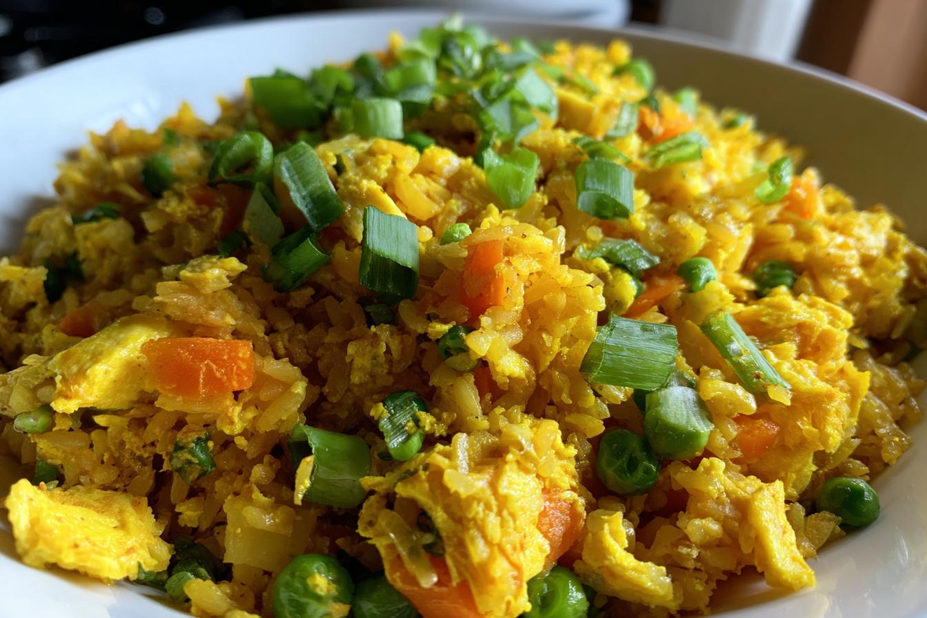15-Minute Easy and Delicious Turmeric Fried Rice Magic - memorecipes