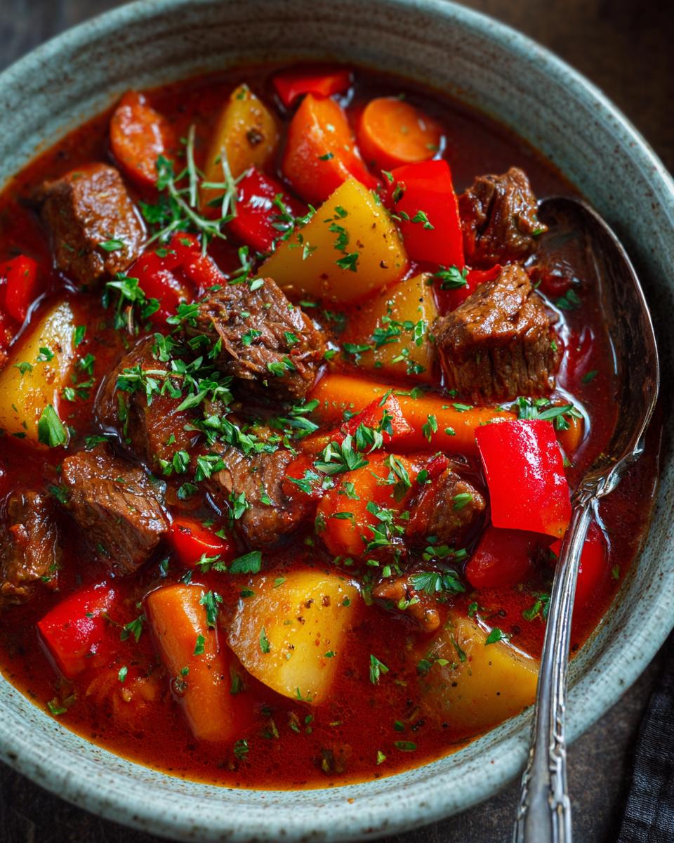 1-Hour Best Goulash Recipe That Melts in Your Mouth - memorecipes