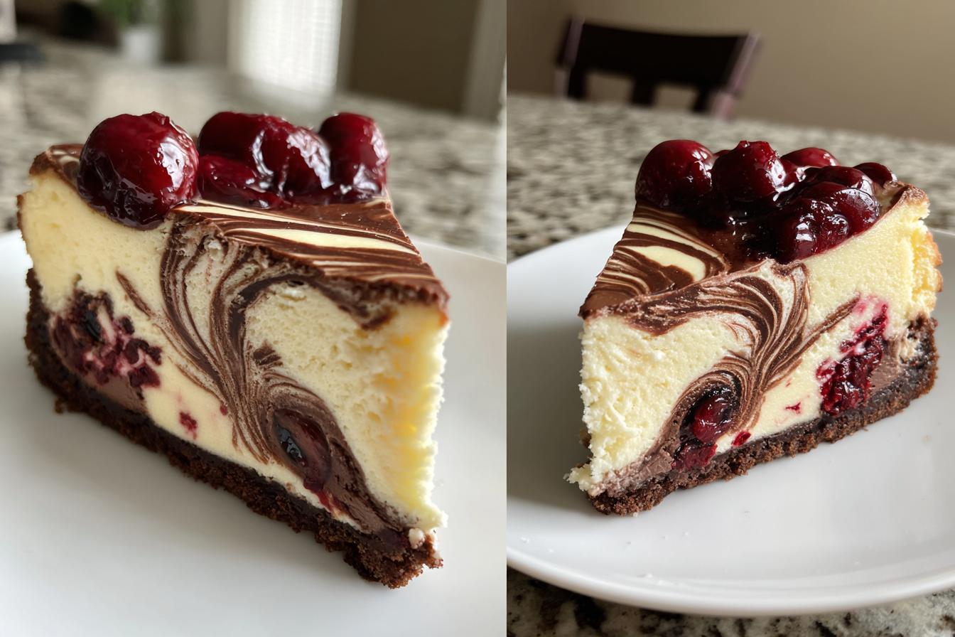 Decadent Black Forest Cheesecake Recipe in 5 Simple Steps - memorecipes