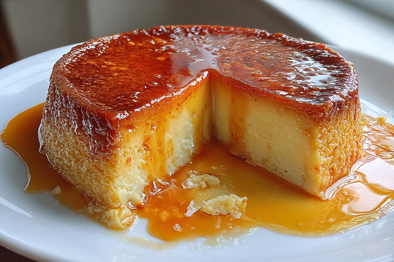 Flan with Gelatin Layers: 1 Amazing Dessert - memorecipes