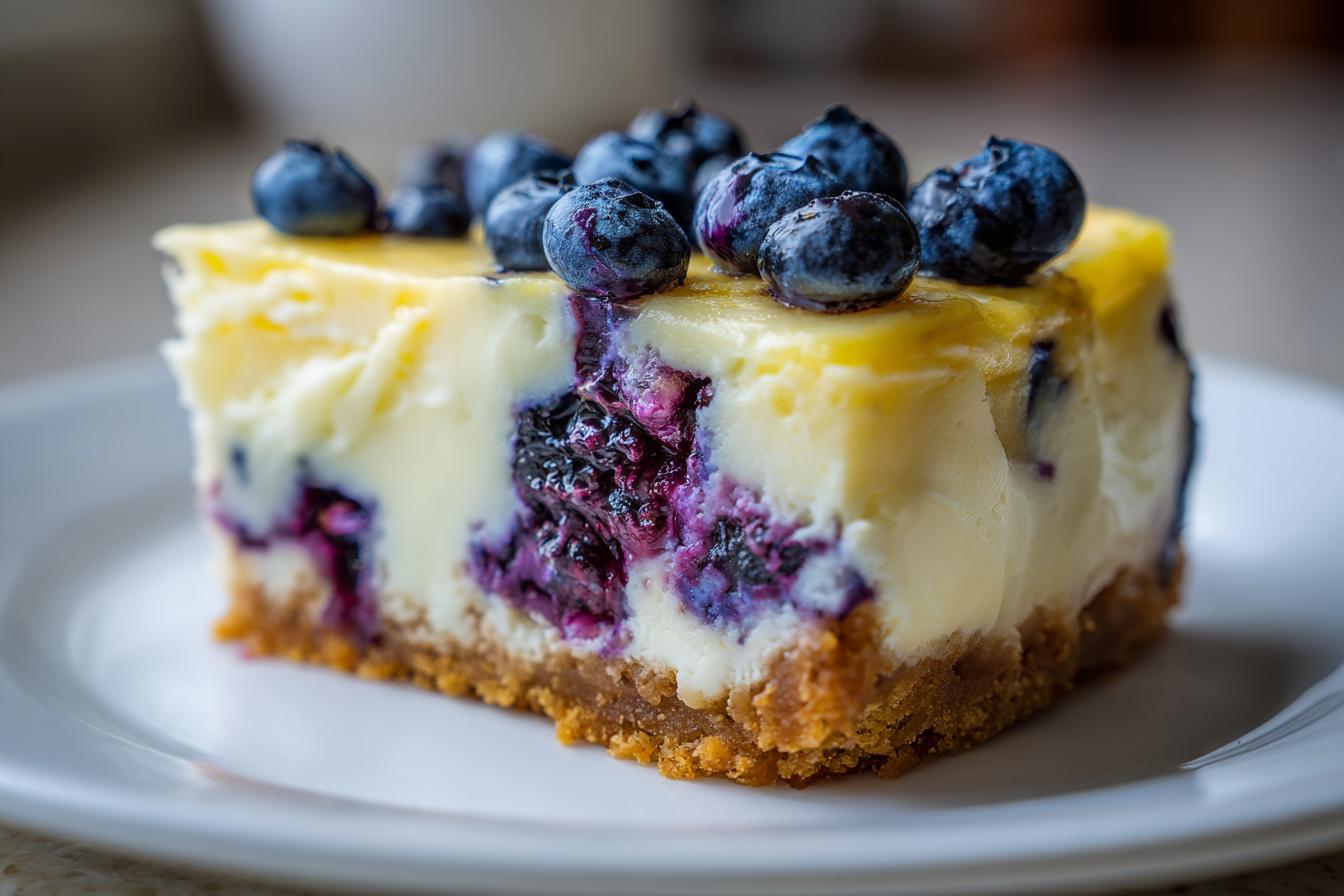 Irresistible Lemon Blueberry Cheesecake Recipe in 3 Easy Steps ...