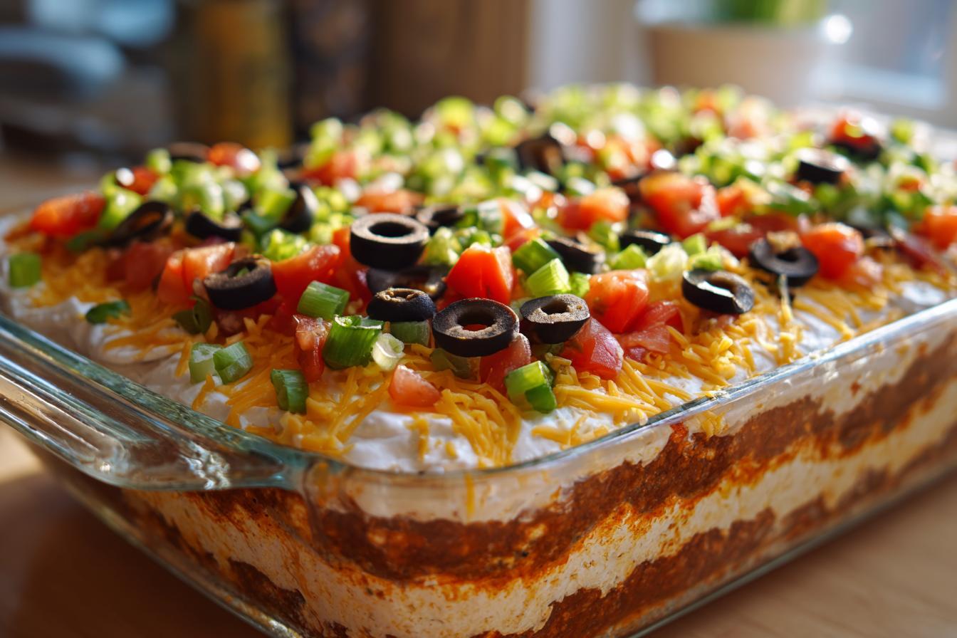 Perfect Seven-Layer Taco Dip: Ultimate Crowd Pleaser - memorecipes