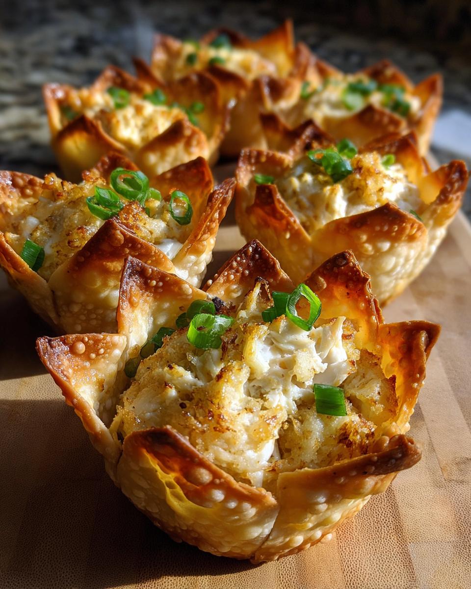 Amazing Crab Rangoon Wonton Cups Christmas Delight - memorecipes