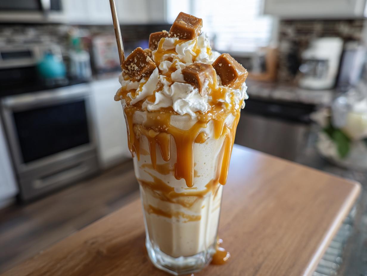 Perfect Salted Caramel Chunky Milkshake Treat - memorecipes