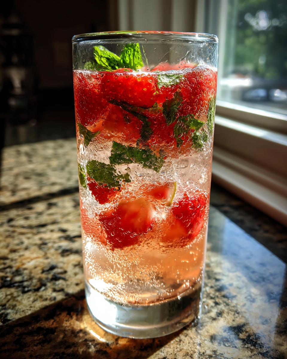Stunning 10-min Strawberry Grapefruit Mint Spring Sodas - memorecipes