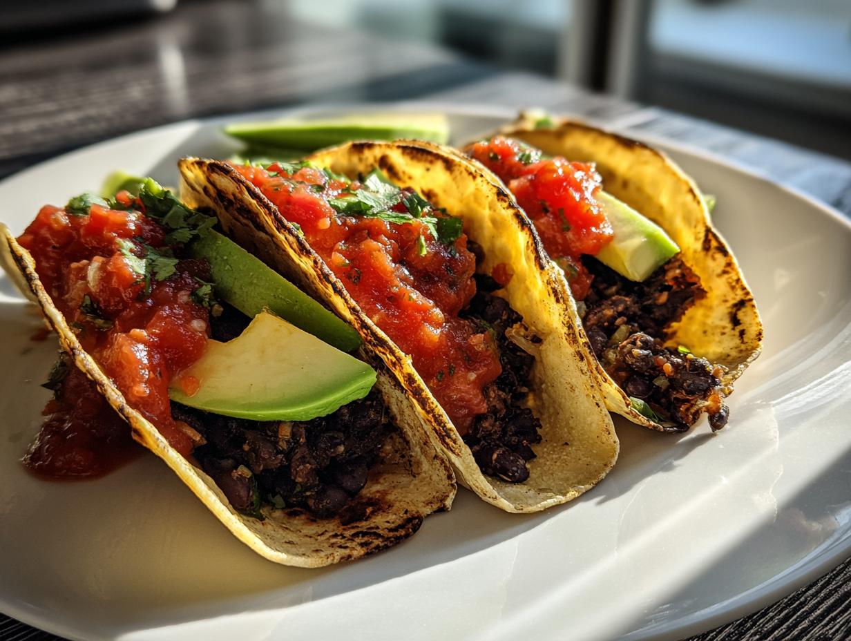 Amazing 25-Min Easy Vegan Black Bean Tacos - memorecipes