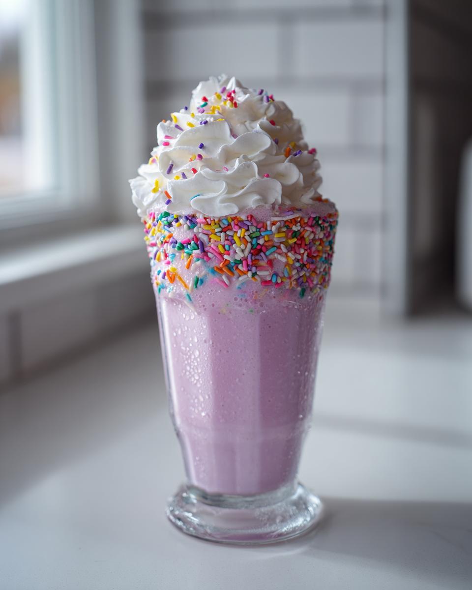 5 Minute Birthday Cake Shake Magic - memorecipes