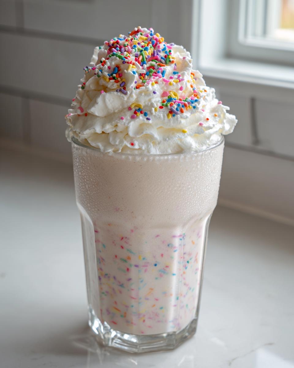 5 Minute Birthday Cake Shake Magic - memorecipes