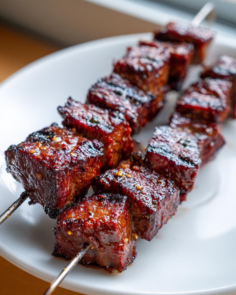 Crazy Flavor: 4 Hour Korean Beef Skewers - memorecipes