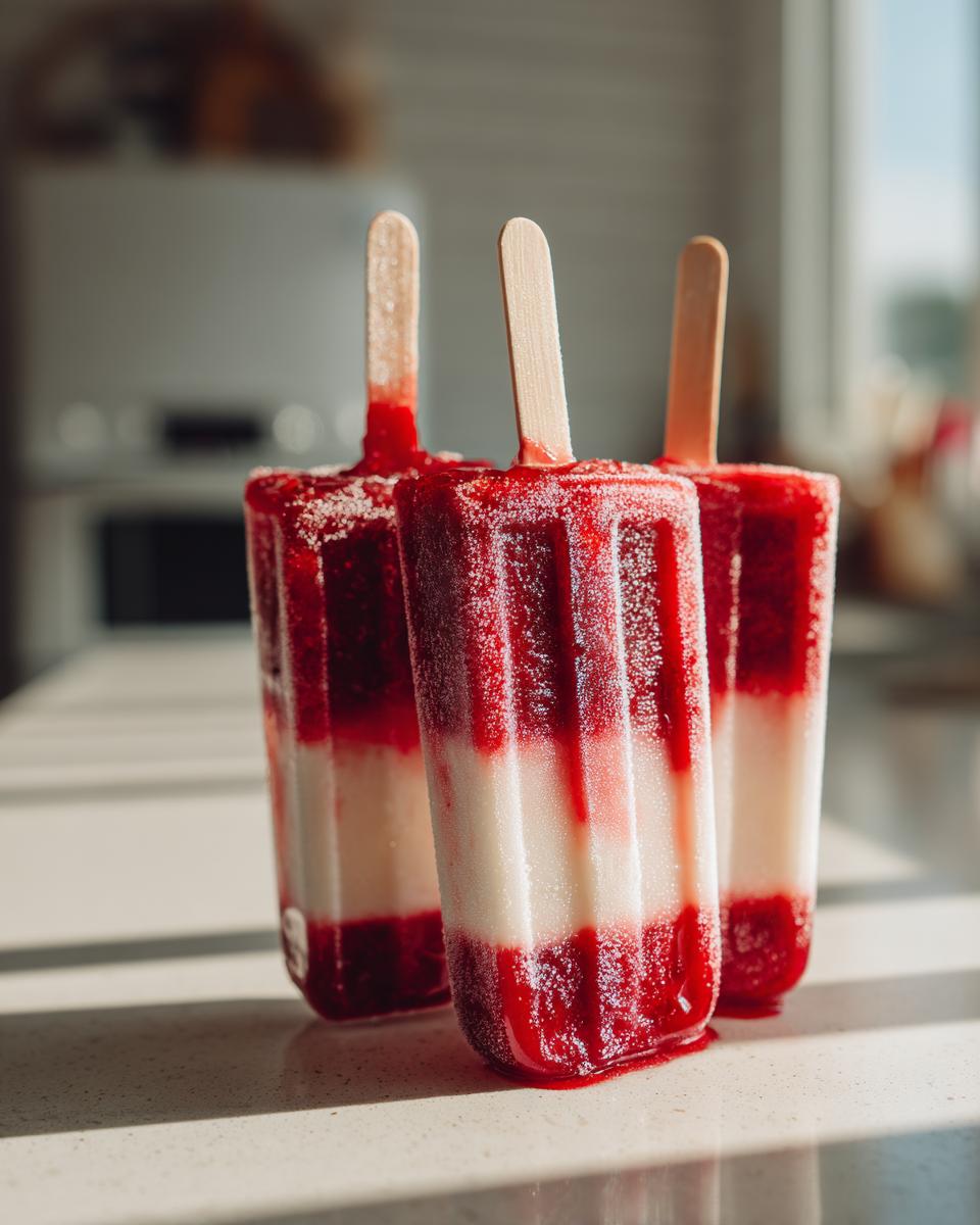 Amazing 95-Calorie Strawberry Breakfast Popsicles - memorecipes