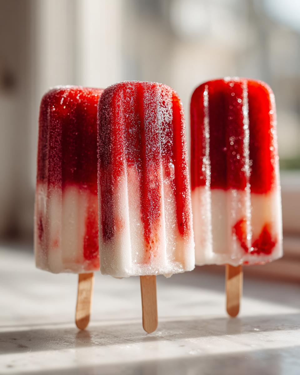 Amazing 95-Calorie Strawberry Breakfast Popsicles - memorecipes