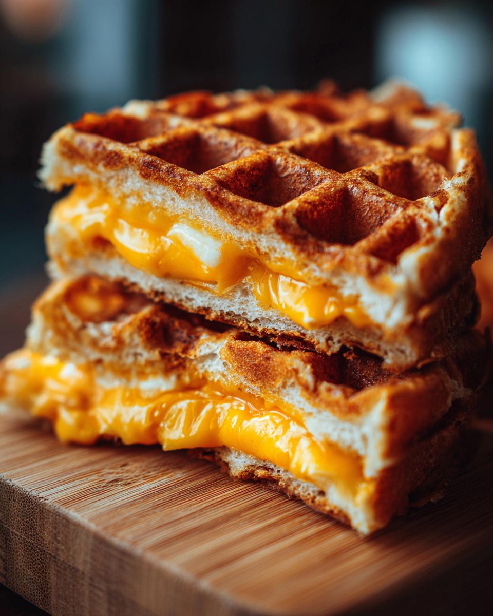 Amazing Sweet Waffle Grilled Cheese For Breakfast - memorecipes